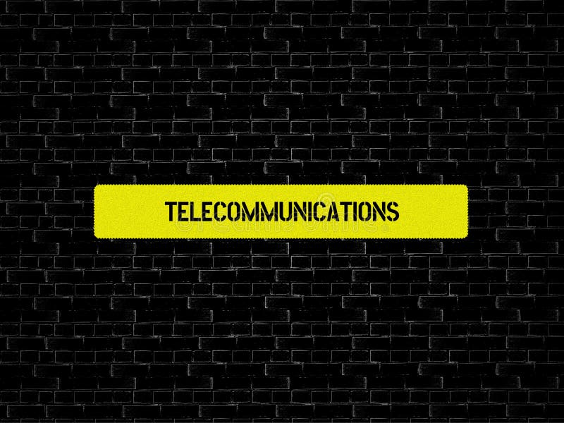 TELECOMMUNICATIONS - Image with Words Associated with the Topic ...