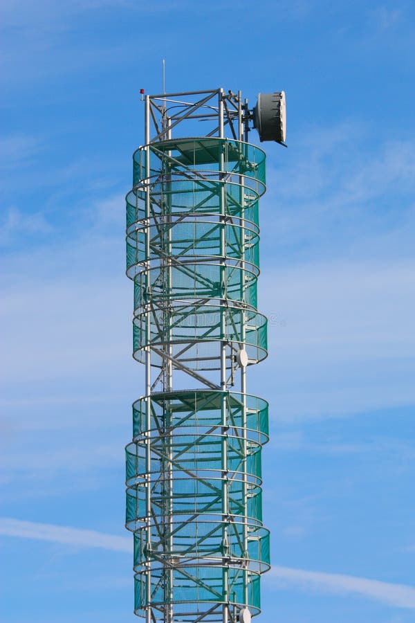 Telecommunications mast stock photo. Image of technology - 10457124