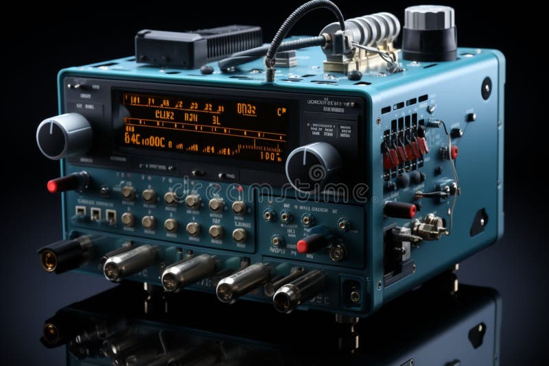 Telecommunications Test Equipment Stock Illustration - Illustration of ...