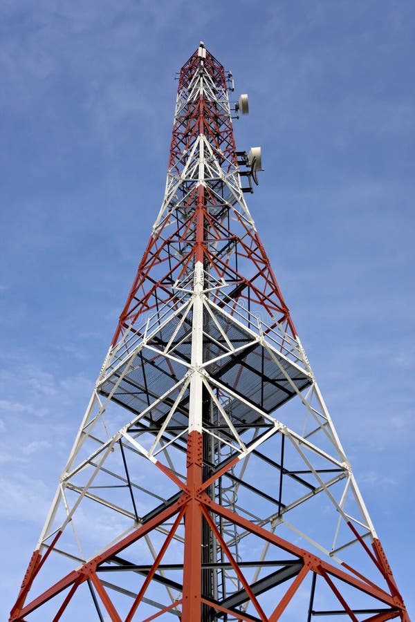 Telecommunications tower stock image. Image of bandwidth - 13240205