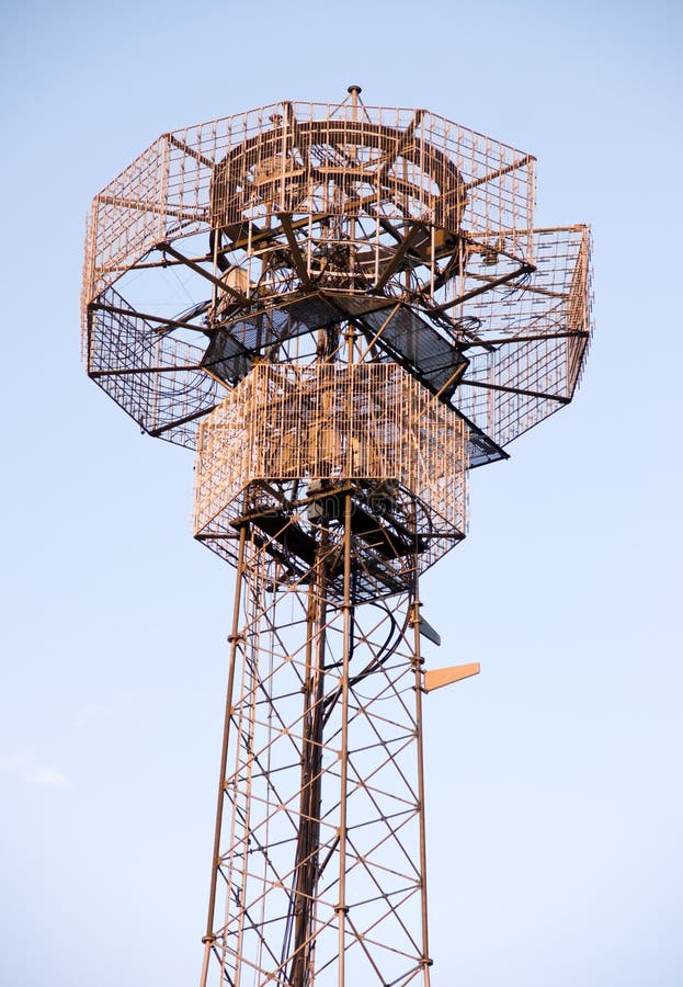 Telecommunications tower stock image. Image of global - 7289349