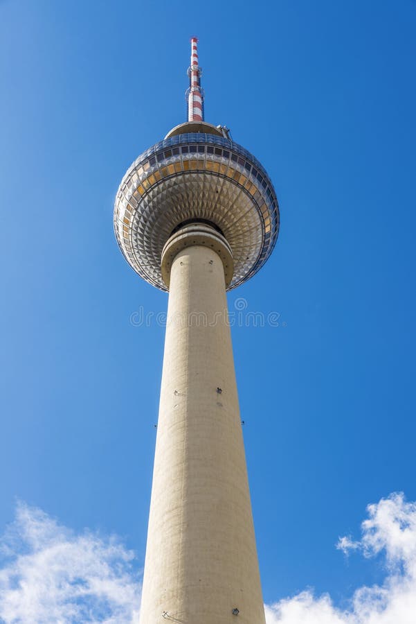 Telecommunications Tower in Berlin, Germany Stock Image - Image of ...