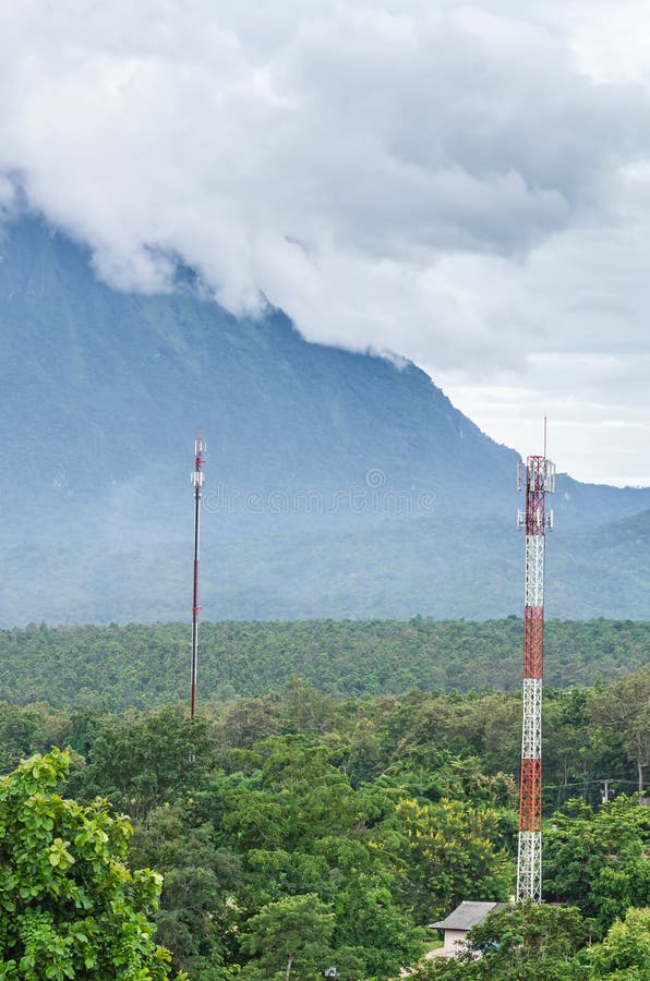 148 Telecommunications Tower Mountains Top Stock Photos - Free ...