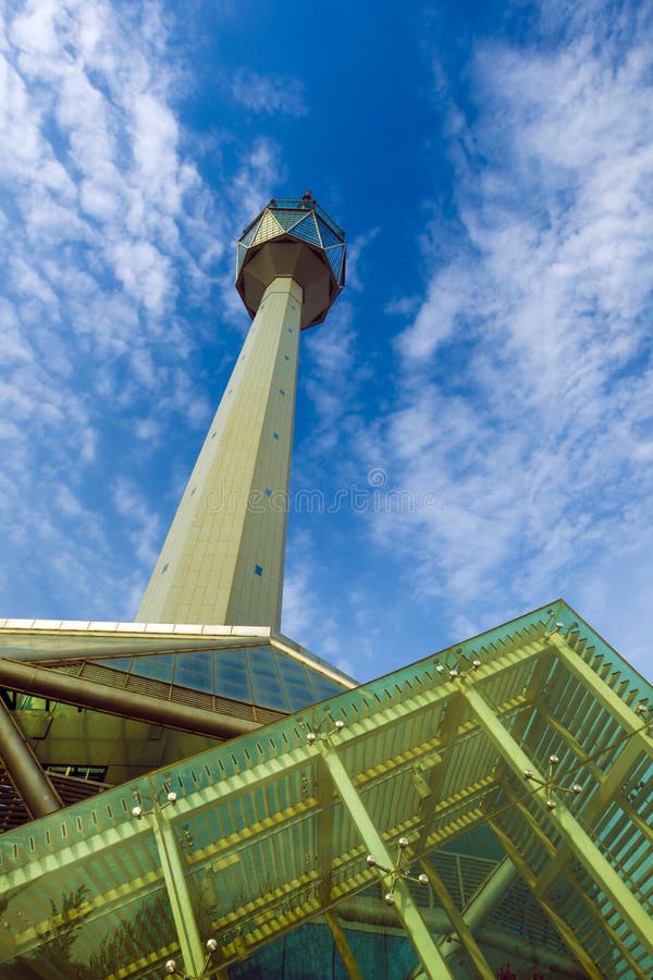 Telecommunications Tower Xian China Stock Photo - Image of mobile, data ...