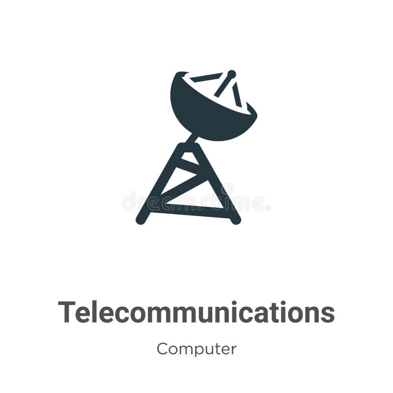 Telecommunications Icon in Filled, Thin Line, Outline and Stroke Style ...