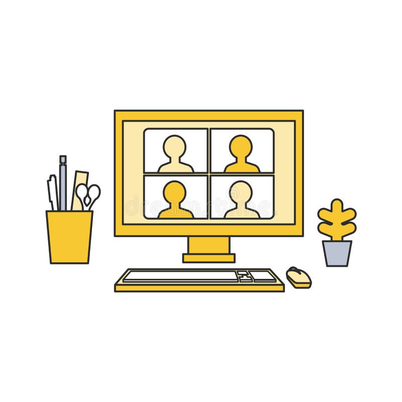 Telework Stock Illustrations – 2,184 Telework Stock Illustrations ...