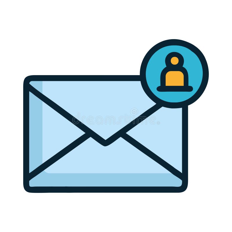 Telecomunication Email Security Icon Stock Illustration - Illustration ...