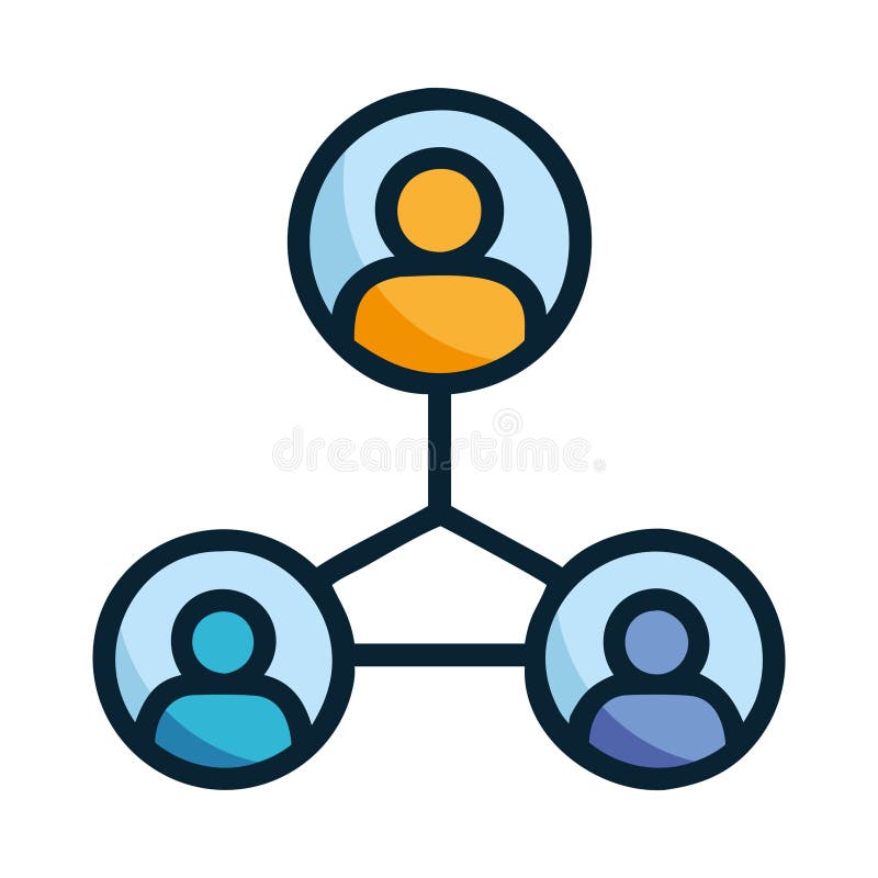Telecomunication Social Structure Icon Stock Illustration ...