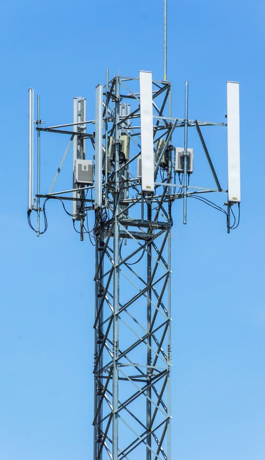 Telecomunication tower stock photo. Image of technology - 31296012