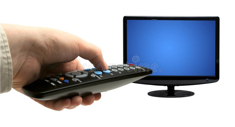 Telecontrol de la TV imagen de archivo. Imagen de consumidor - 10689965