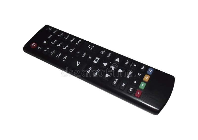 Telecontrol de la TV foto de archivo. Imagen de canal - 109257910