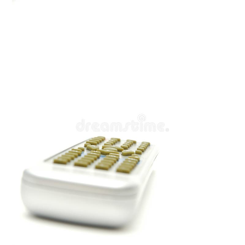 Telecontrol de la TV imagen de archivo. Imagen de aislado - 224357