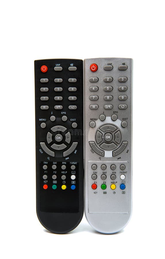 Telecontrol De La TV Aislado Imagen de archivo - Imagen de estudio ...