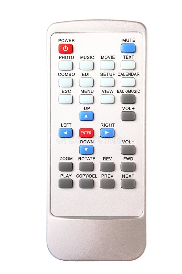 Control Remoto único Aislado Digital En Fondo Blanco Control Remoto ...