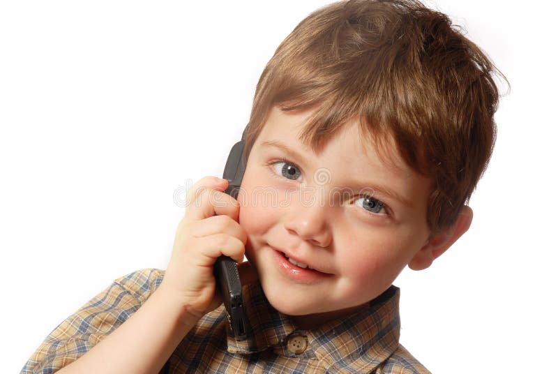 Am Telefon stockbild. Bild von geschäft, beweglich, schwarzes - 774669