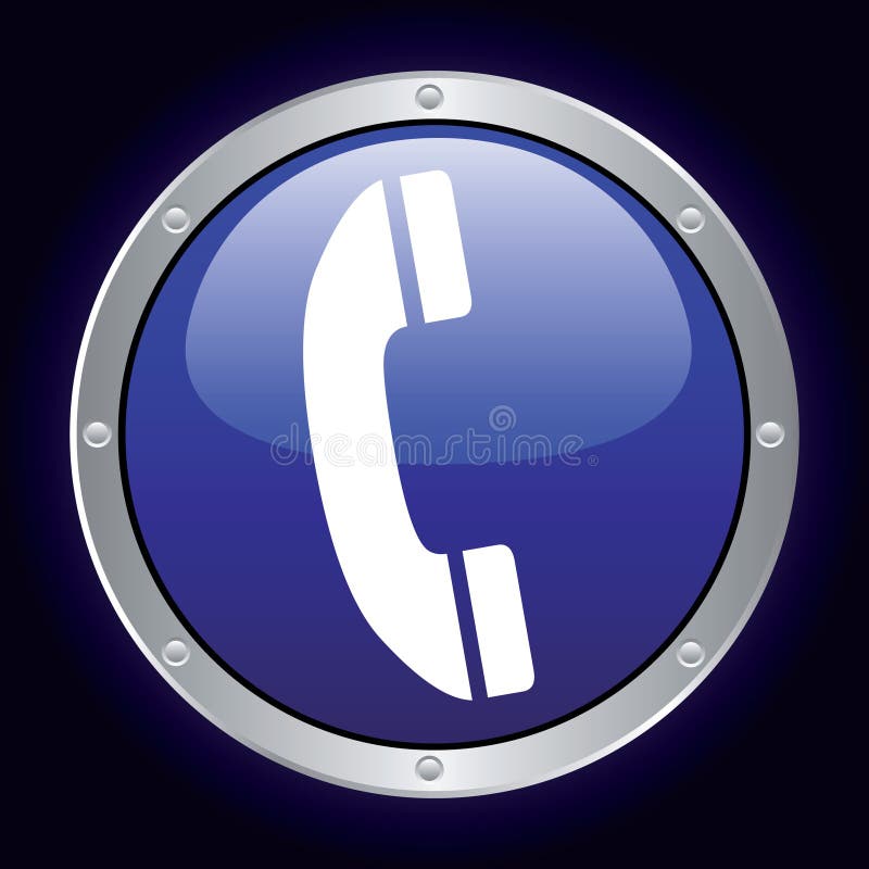 Telefon-Ikone vektor abbildung. Illustration von farbe - 11030008