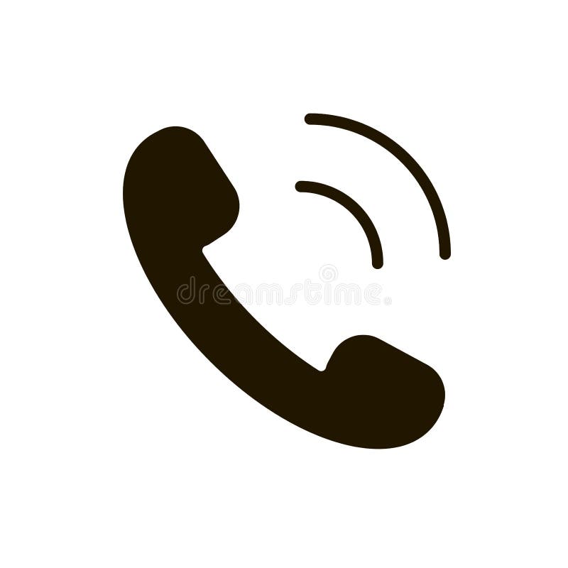 Telefon ikony symbol Znak ilustracji. Ilustracja złożonej z guzik ...