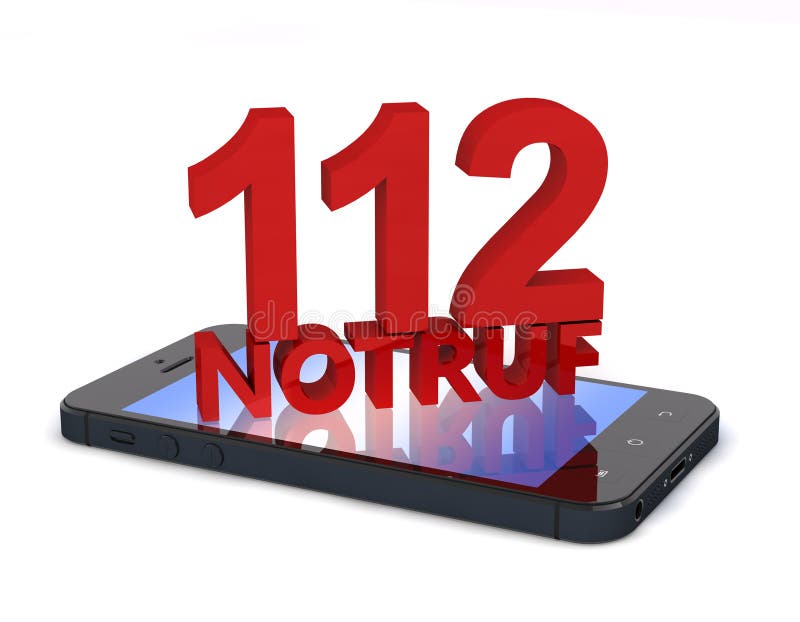 Telefone 112 ilustração stock. Ilustração de urgência - 34806828