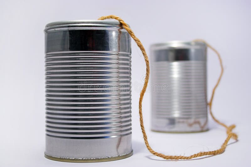 Telefone de latas imagem de stock. Imagem de equipamento - 41983293