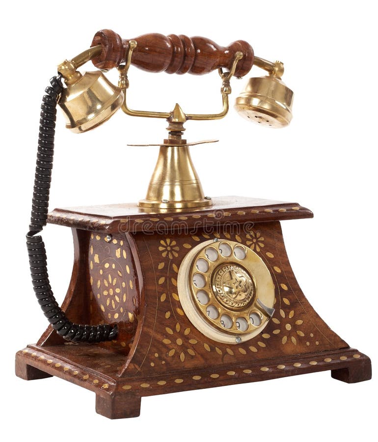 Telefone velho imagem de stock. Imagem de receptor, auscultadores - 8395111