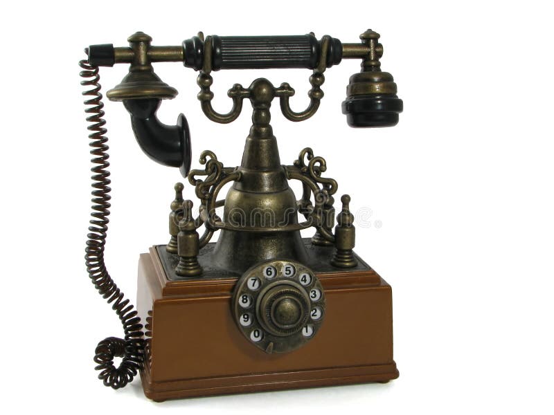 Telefone velho foto de stock. Imagem de retro, objeto - 7121416