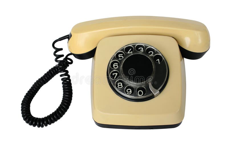 Telefone velho imagem de stock. Imagem de retro, atendimento - 7143051