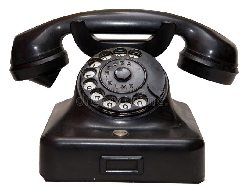 Telefone velho imagem de stock. Imagem de contato, conecte - 22849817