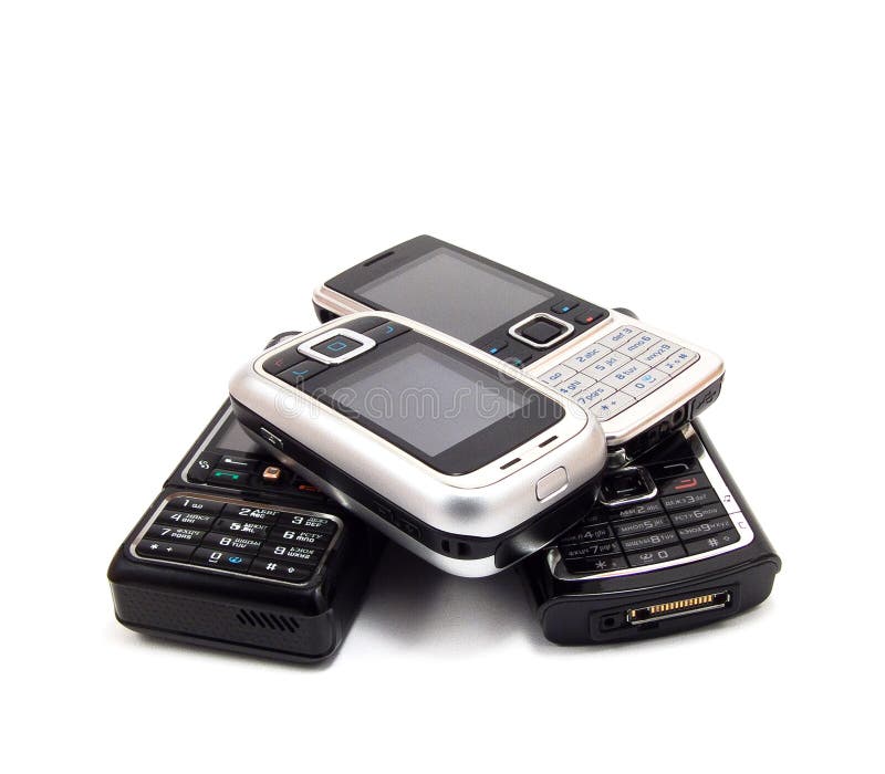 Telefoni cellulari immagine stock. Immagine di cellula - 3654217