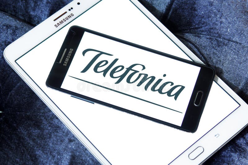 Telefonica Mobile Operator Logo Editorial Image - Image of icons, movil ...