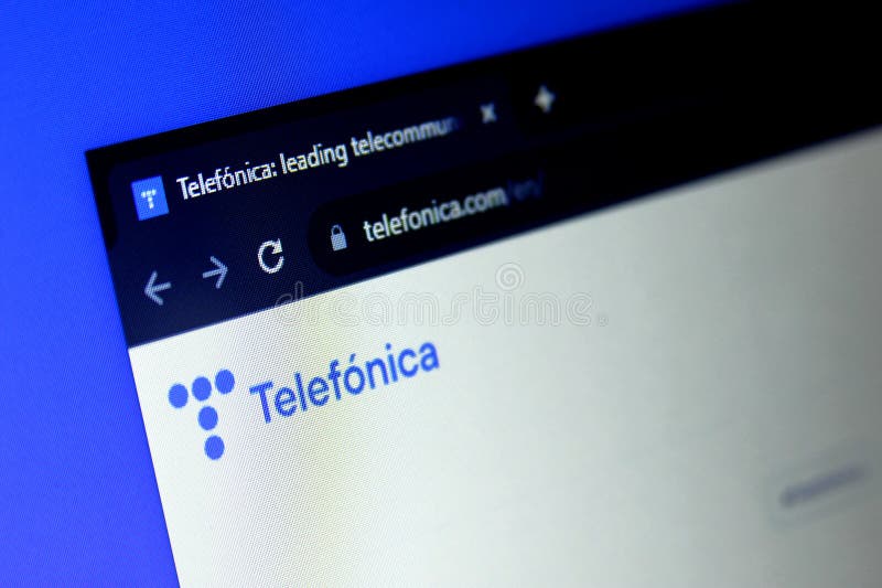Telefonica Telecommunications Company Editorial Stock Photo - Image of ...