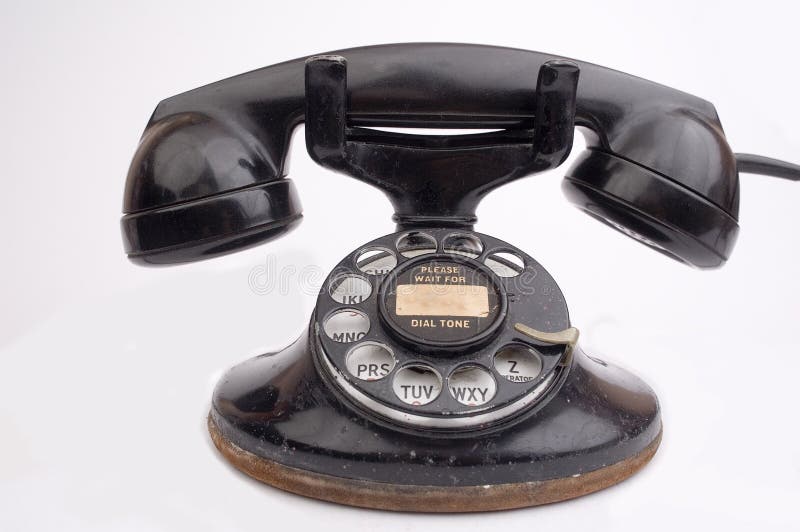 Telefono antico immagine stock. Immagine di antico, flange - 6391085