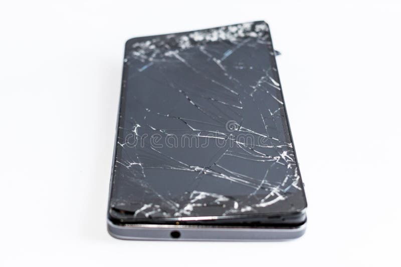 Cellulare Con Schermo Rotto Immagine Stock - Immagine di danneggiato ...