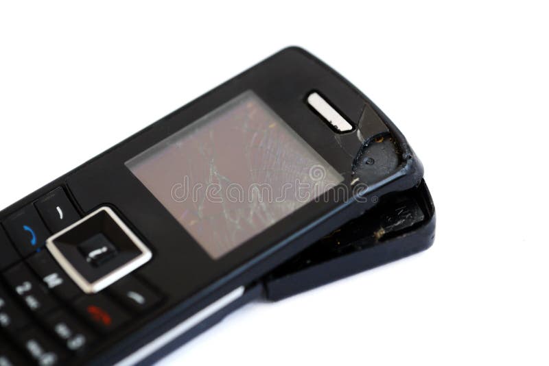 Telefono cellulare rotto immagine stock. Immagine di digitale - 31693861