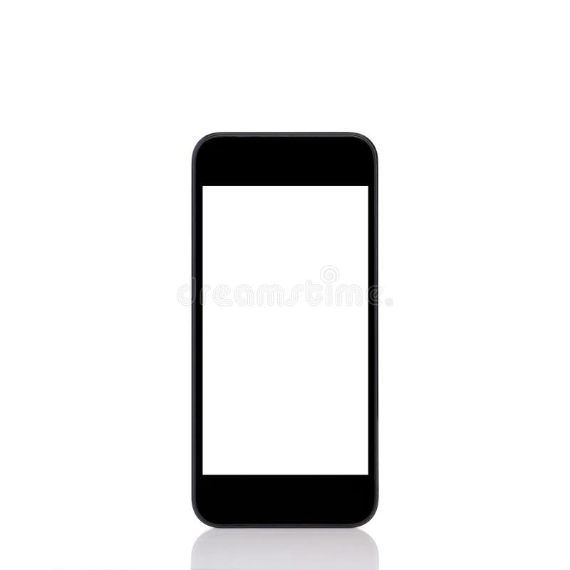 Telefono Cellulare Touchscreen Con Schermo Isolato Immagine Stock ...