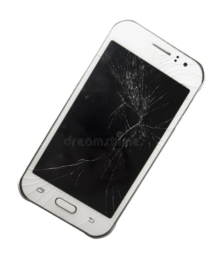Telefono Rotto Delle Cellule Fotografia Stock - Immagine di cellula ...