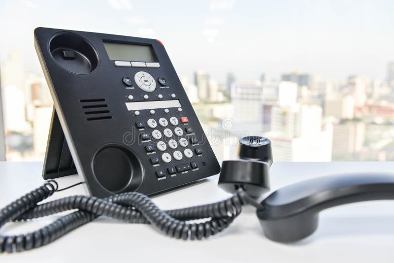 Ip-telefon - telefonlur fotografering för bildbyråer. Bild av ...