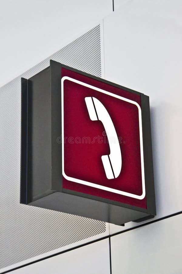 Telefonzeichen stockbild. Bild von frontseite, terminal - 17171183
