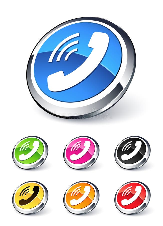 Telefoon pictogram vector illustratie. Illustration of beeld - 11798852