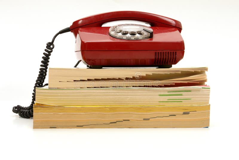 Telefoonboek stock afbeelding. Image of gegevensbestand - 1437641