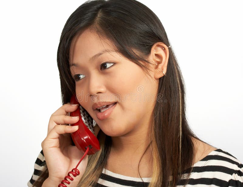 Telefoongesprek stock afbeelding. Image of telefoons, aansluting - 3983901