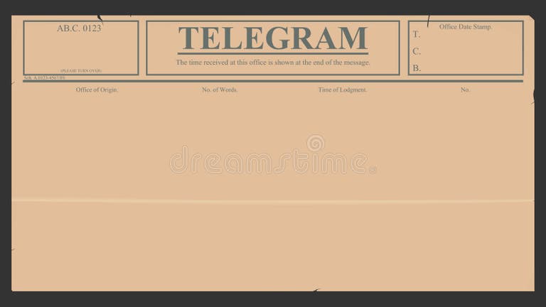 Old Telegram Message Stock Illustrations – 114 Old Telegram Message ...