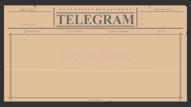 Telegram Stock Vector - Image: 44564268