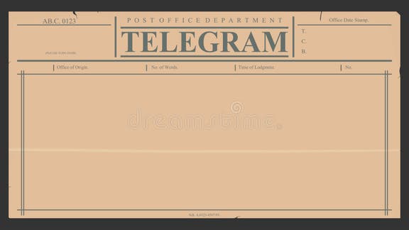 Blank Telegram Stock Illustrations – 199 Blank Telegram Stock ...