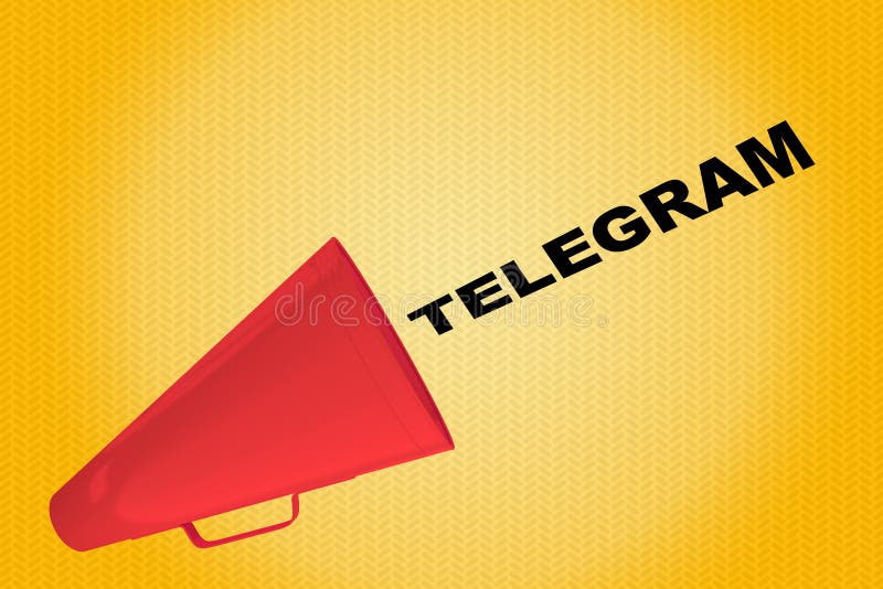 TELEGRAM - Communication Concept Stock Illustration - Illustration of ...