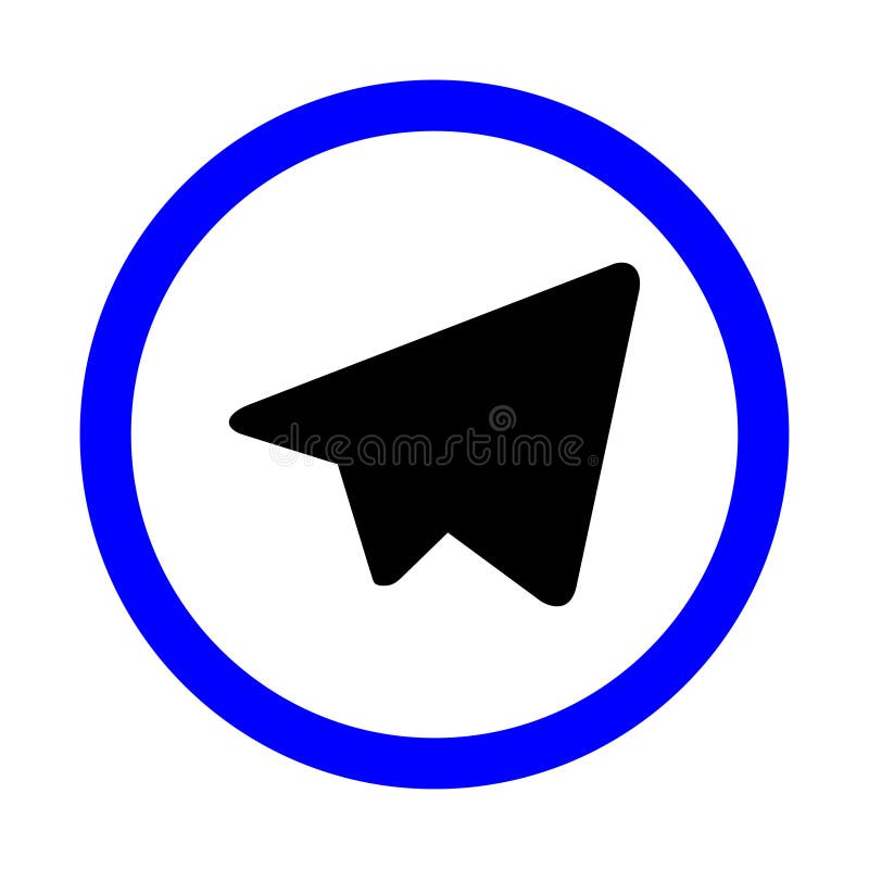 Telegram Icon Vector from Social Media Logos Concept. Thin Line ...