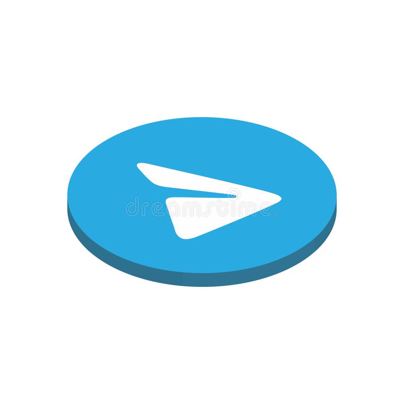 Telegram Instant Messaging App Icon Editorial Image - Illustration of ...