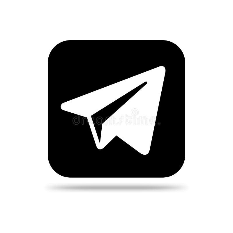 Telegram Logo Icon with Snowflakes Editorial Stock Photo - Illustration ...