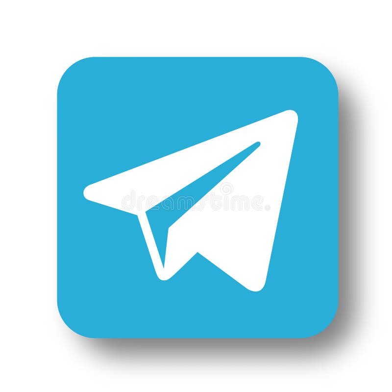 Telegram logo icon editorial photography. Illustration of graphic ...