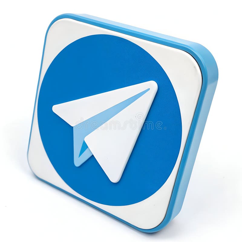 Telegram Logo stock illustration. Illustration of icon - 356367317