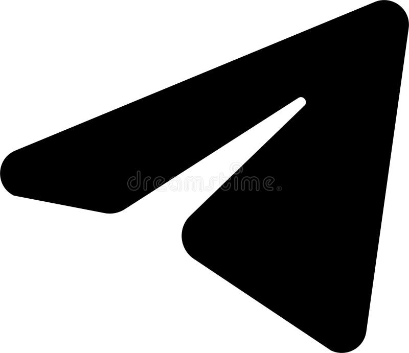 Telegram Logo Messenger Icon. Realistic Social Media Logotype Editorial ...